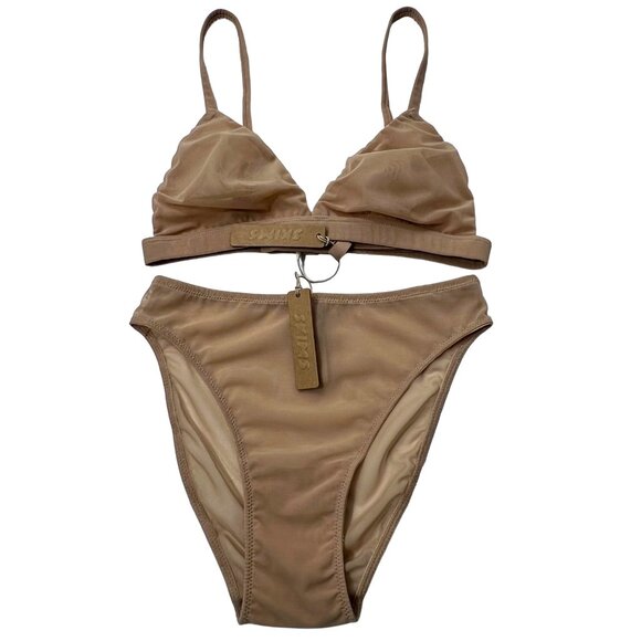 SKIMS | Intimates & Sleepwear | Skims Mesh Triangle Bralette And Cheeky ...